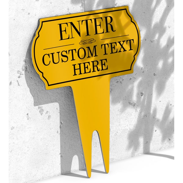 Metal Yard Signs - Etsy