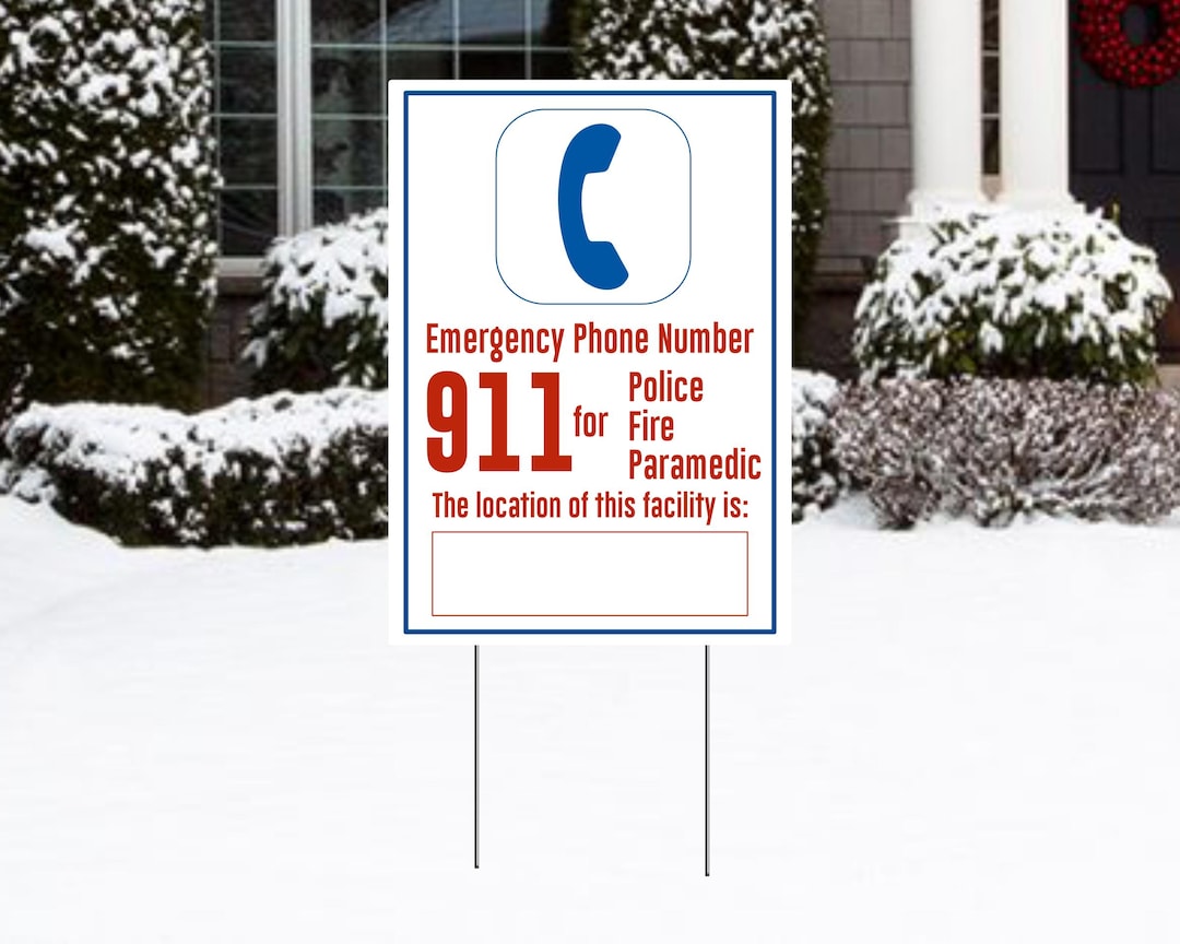 Protected by Home Security System Sign – Durable Yard Sign With Police ...