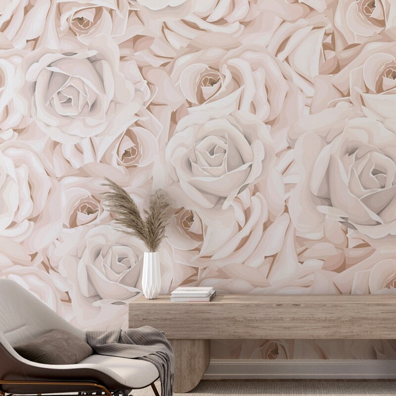 Rose Wallpaper - Etsy