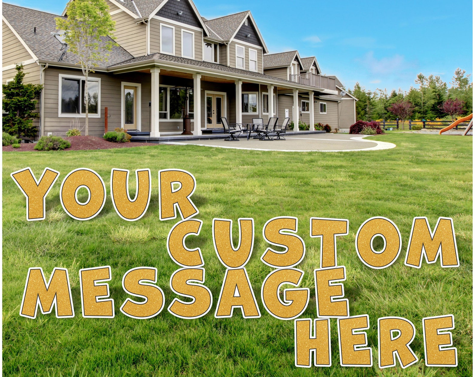 Build Your Own Sign, Custom Yard Signs, Outdoor Lawn Decorations ...