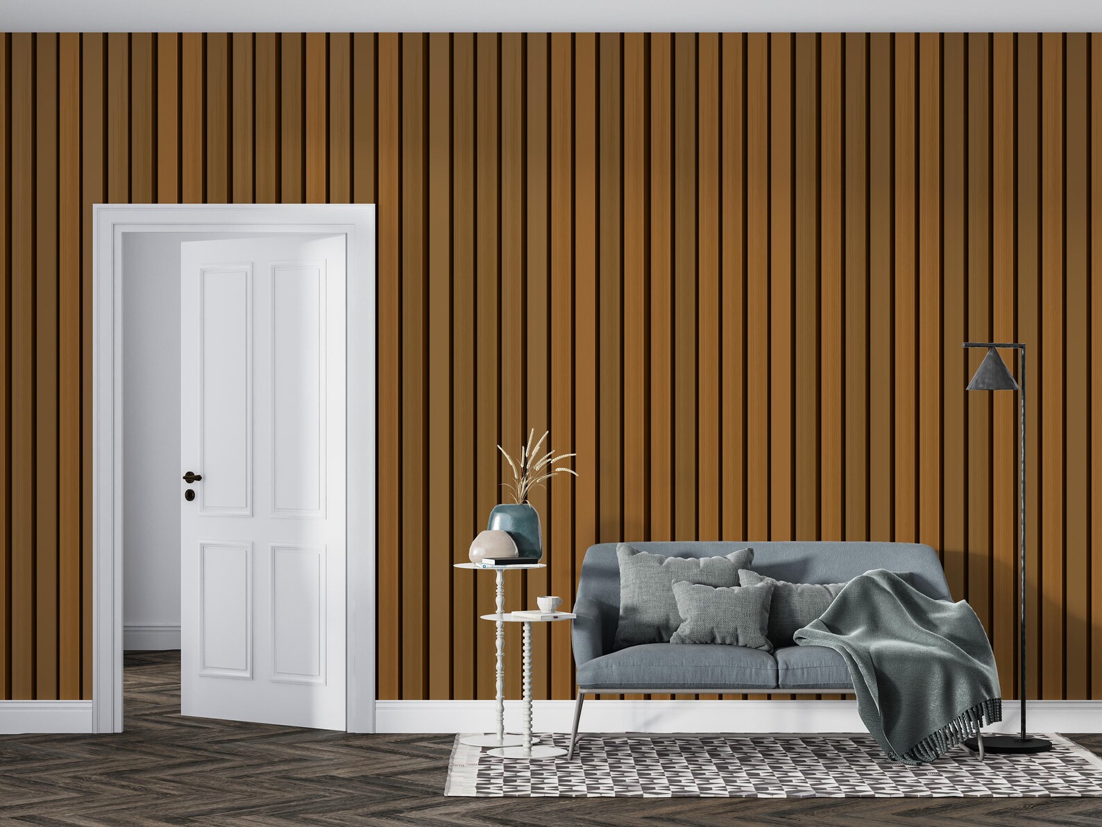 Wood Panel Peel and Stick Wallpaper Peel and Stick Self - Etsy