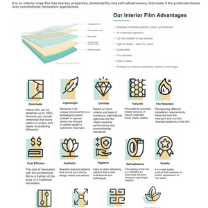 Self Adhesive Interior Film - Natural Leather Textures Vinyl Wrap, Peel ...