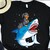 Dachshund Riding Shark Shirt / Dachshund Shirt / Dachshund Gifts ...