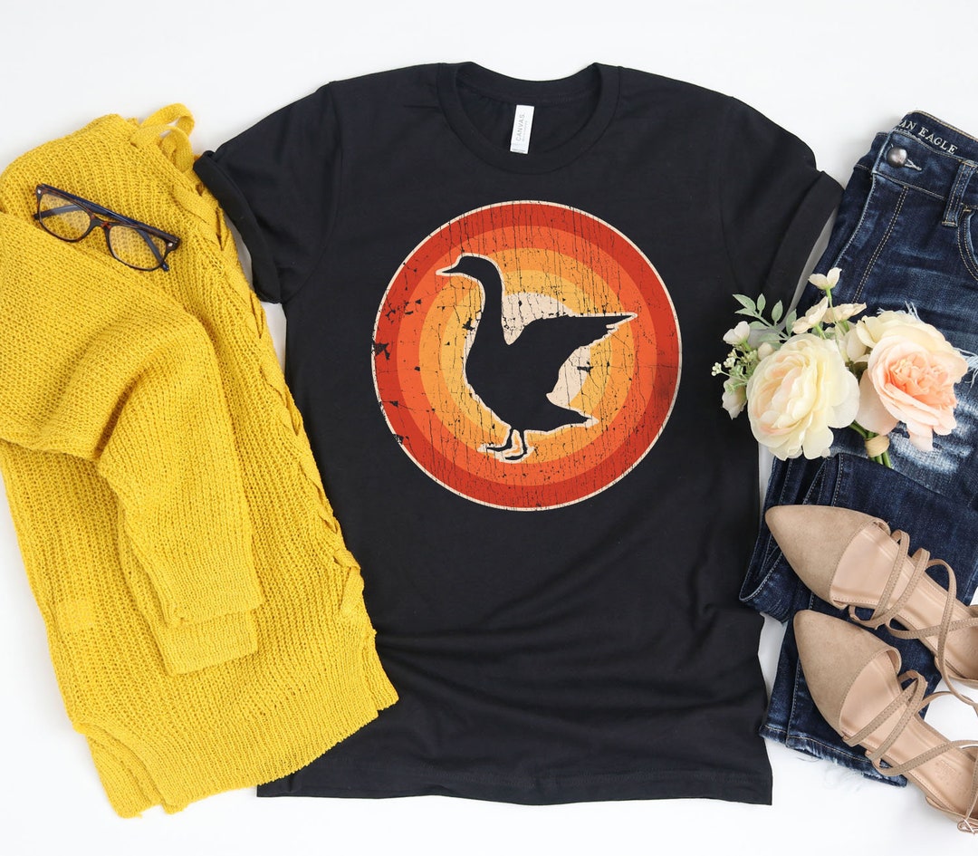 Goose Retro Shirt / Goose Shirt / Goose Gifts / Gift for Goose Lover ...