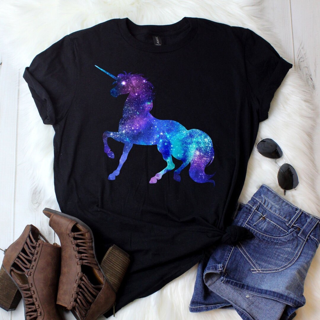 Unicorn Galaxy Shirt / Unicorn Shirt / Unicorn Gifts / Unicorns Design ...
