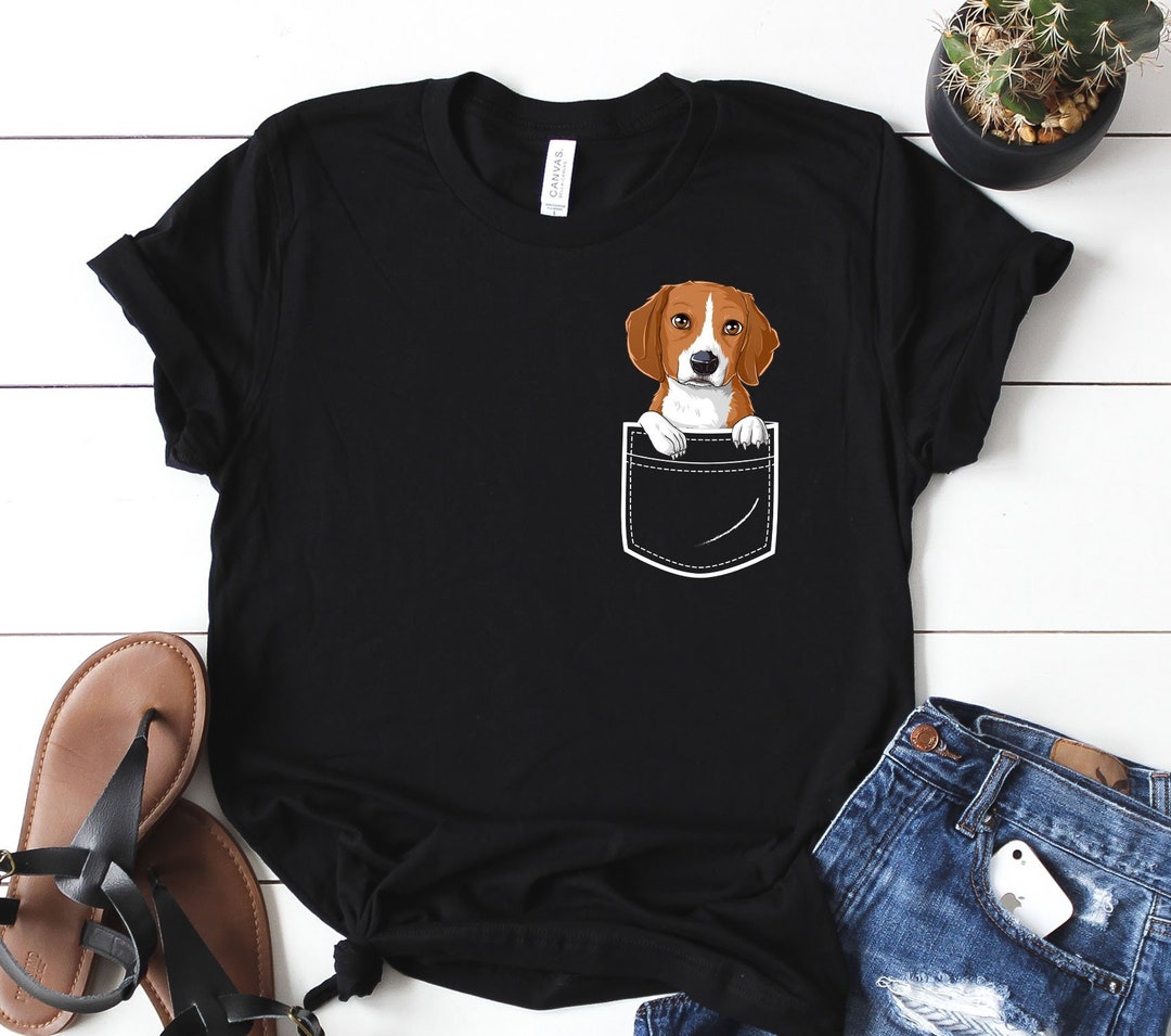Beagle Pocket Shirt / Beagle Shirt / Beagle Gifts / Beagles / Beagle ...