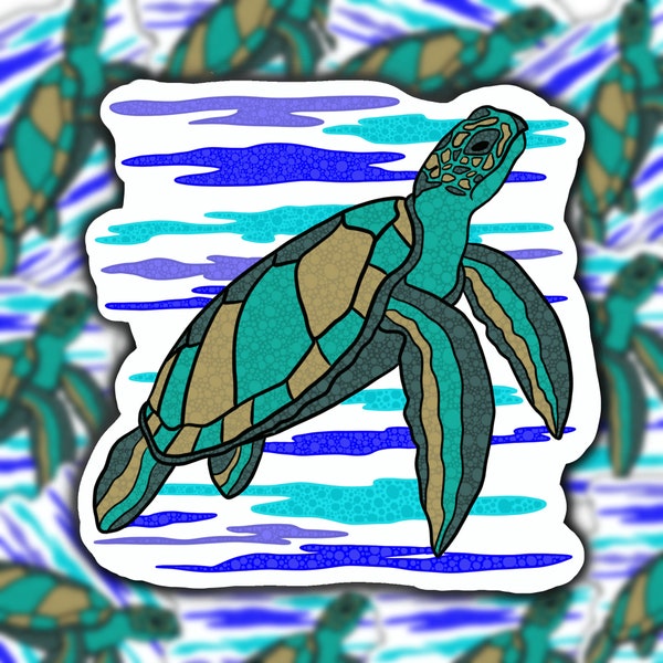 Turtle Decal - Etsy
