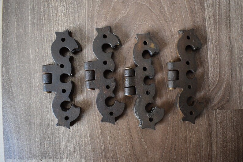 Vtg Cast Iron French Gothic Gate Door Tool Box Trunk Chest - Etsy