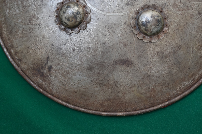 Vintage Mughal Islamic Iron Kufic Shield Dhal King Logo Decor - Etsy