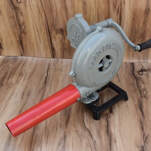 Vintage Style Blacksmith Aluminium Hand Blower Crank Forge Air Blower ...