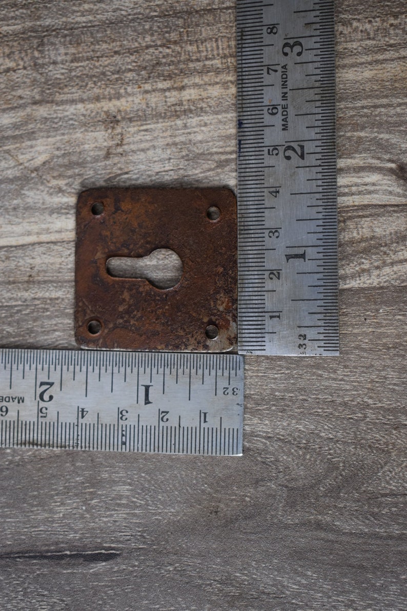 Iron Drawer Furniture Plain Edge Square Shape Lock Key Hole - Etsy