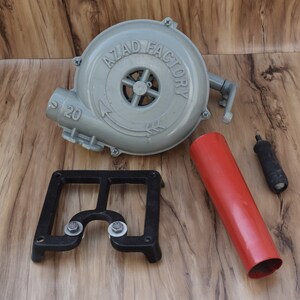 Vintage Style Blacksmith Aluminium Hand Blower Crank Forge Air Blower ...