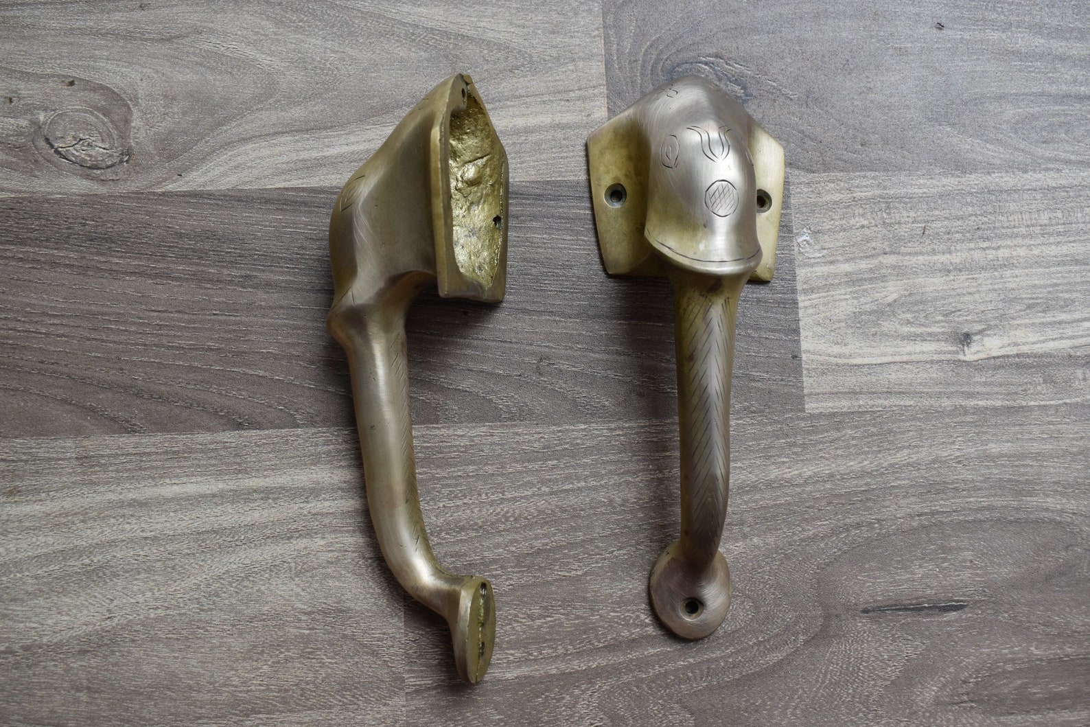 Vintage Door Gate Handle Victorian Large Heavy Elephant Cast | Etsy