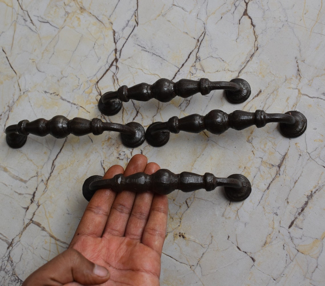 Vintage Cast Iron Rustic Barn Door Handle Cabinet Dresser Gate - Etsy