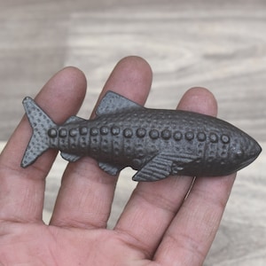 Vintage Cast Iron Fish Shape Door Cabinet Drawer Handles Pull Knob 10 ...