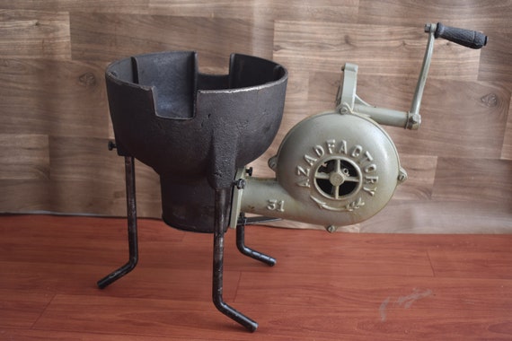 Forge Blower Simond Store Hand Crank Blacksmith Coal Manual Fan, 8 Inch ...
