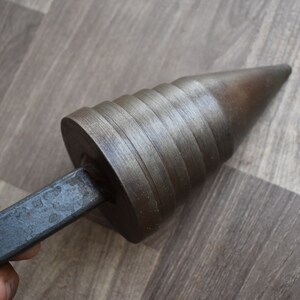 Vintage Silversmith Blacksmith Hardy Stepped Cone Hard Steel Anvil 69.2 ...