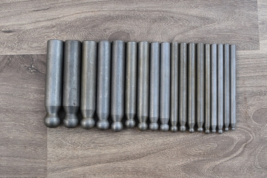 Hand Forged Iron Jewelry Die Ball Punch Workers Metal Stamp Hand Made ...