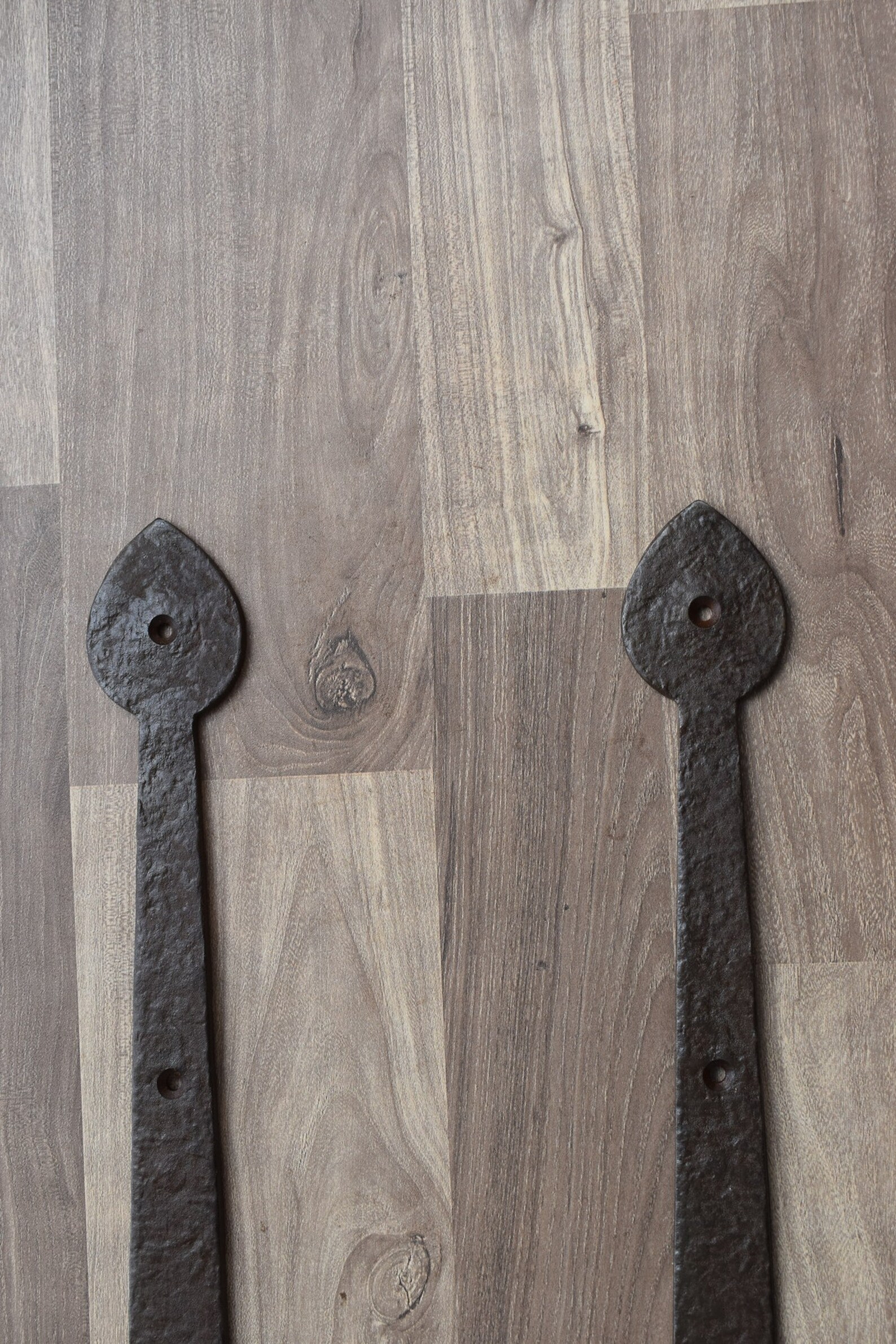 Vintage Iron Handmade French Gate Door Hinges Pair Arrow Head Barn ...