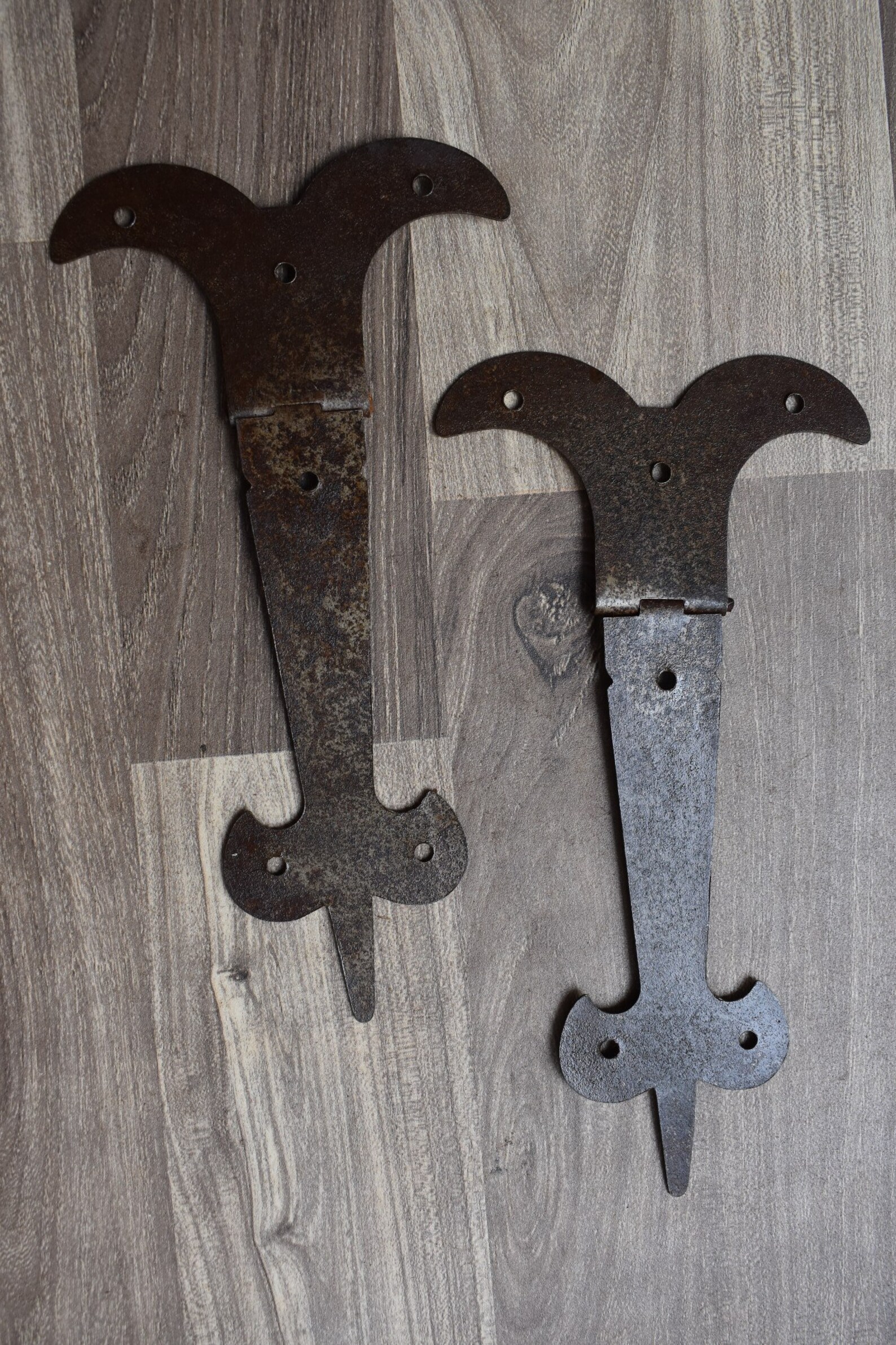 Vintage Iron Hinges Handmade French Gothic Gate Door Tool Box | Etsy