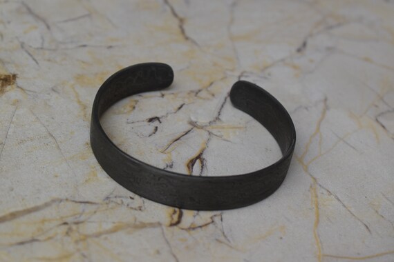Damascus Bracelet Hand Forged Damasteel Bracelets Men… - Gem