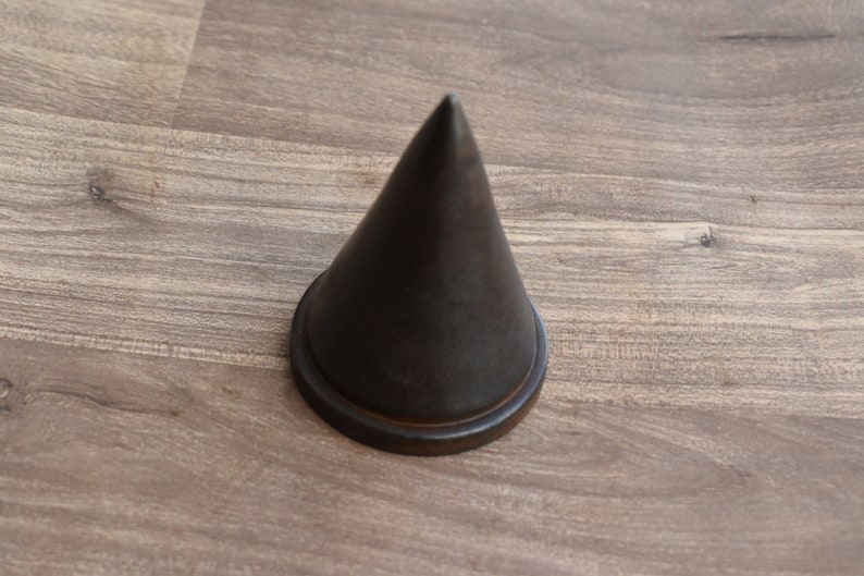 Vintage Silversmith Blacksmith Hardy Cone Handmade Mini Iron Anvil Tool ...