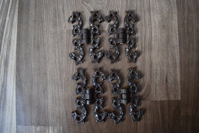 Vtg Cast Iron French Gothic Gate Door Tool Box Trunk Chest - Etsy