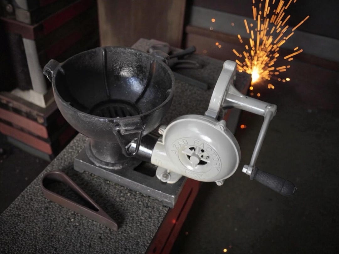 Blacksmith Forge With Hand Blower: Vintage Style Iron Coal Furnace - Etsy