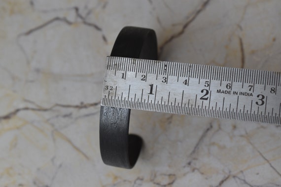Damascus Bracelet Hand Forged Damasteel Bracelets Men… - Gem
