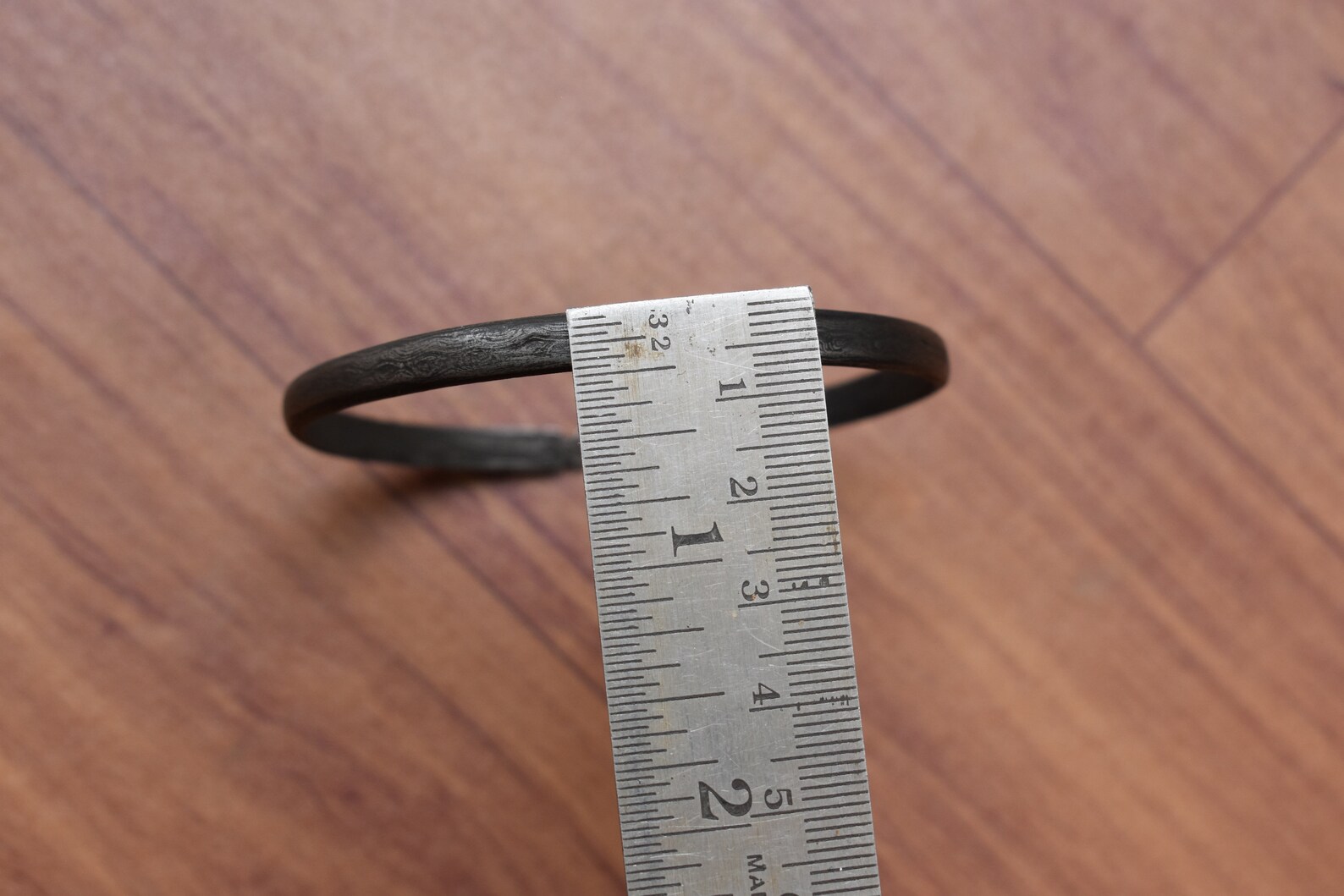 Damascus Steel Bracelet Hand Forged Rustic Bracelets Men's | Etsy