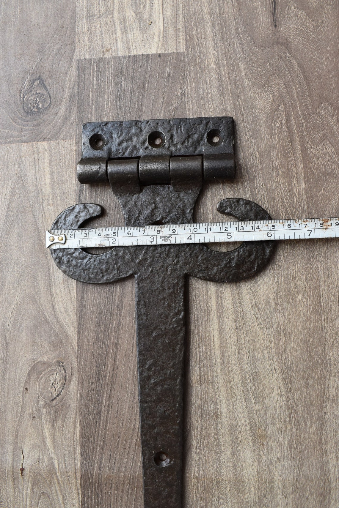 Vintage Iron Handmade French Gate Door Hinges Pair Arrow Head Barn ...