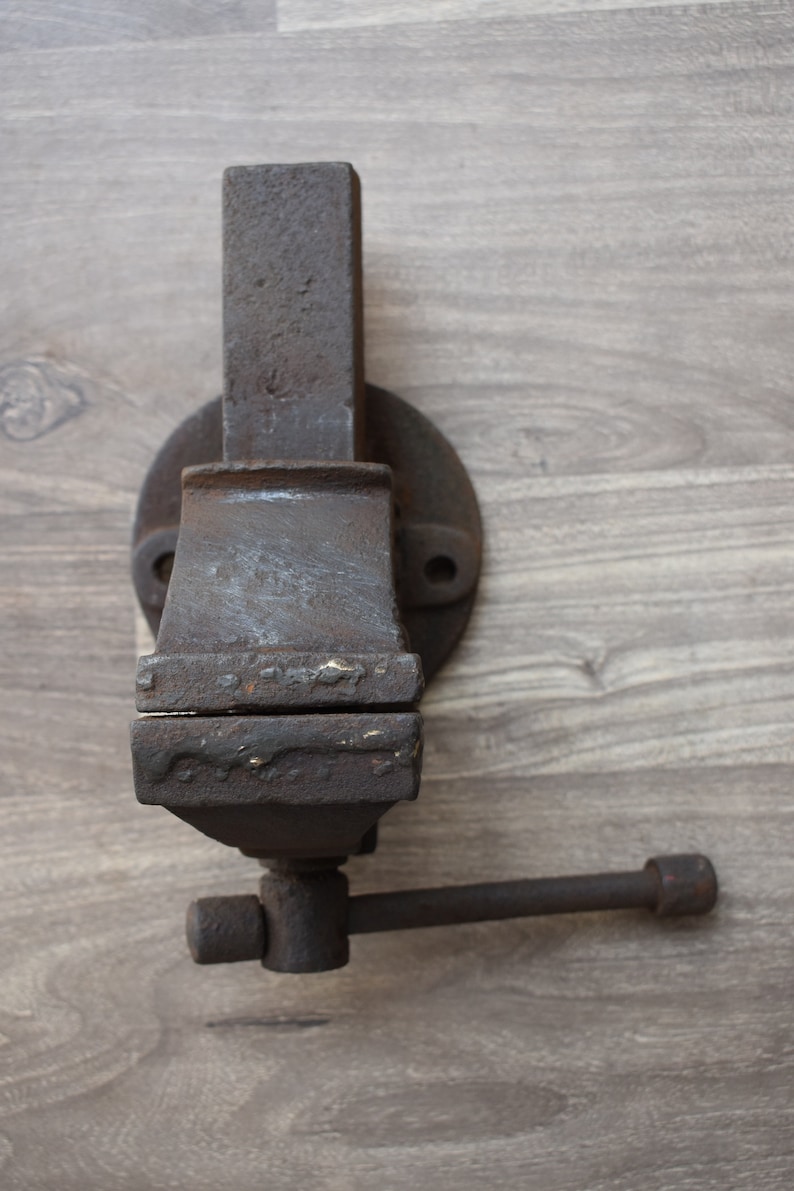 Vintage Iron Vice Table Bench Vice Jeweler Watchmaker - Etsy