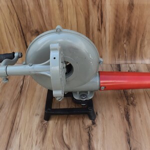 Vintage Style Blacksmith Aluminium Hand Blower Crank Forge Air Blower ...