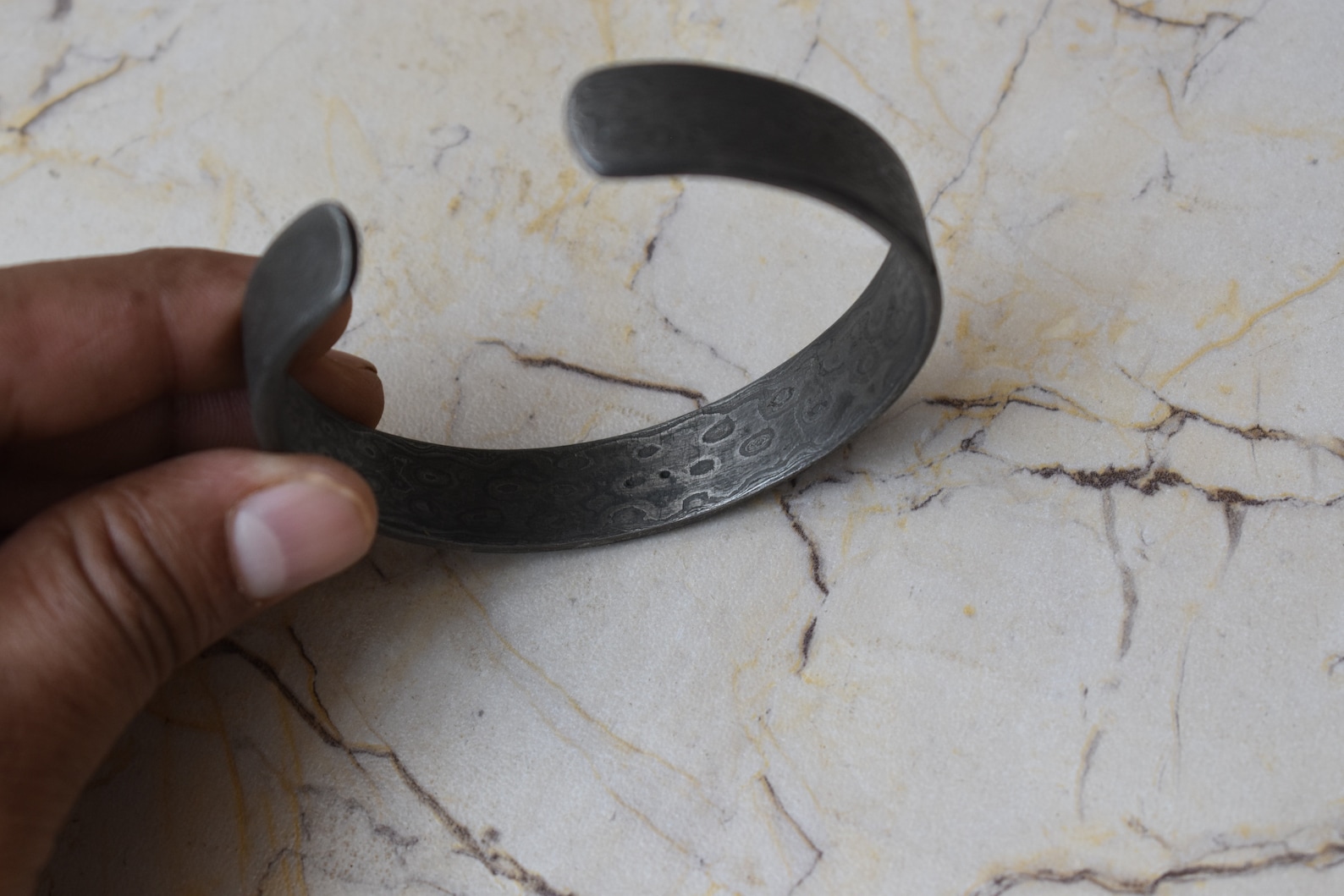 Rare Damascus Bracelet Hand Forged Damasteel Bracelets Men - Etsy
