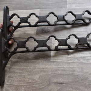 Vintage Antique Style Iron Bracket Garden Braces Rustic Shelf Bracket ...