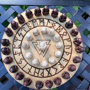 Viking Resin Hnefatafl / Tafl Game Pieces Only - Not the Game Board - Etsy
