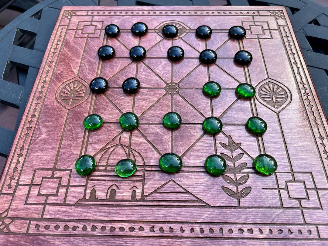 Alquerque - Fun, Quick Paced Game From the Middle East - Etsy