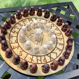 Viking Resin Hnefatafl / Tafl Game Pieces Only - Not the Game Board - Etsy