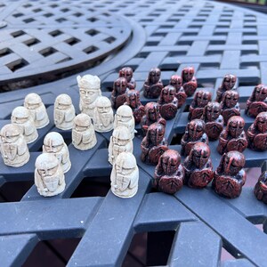 Viking Resin Hnefatafl / Tafl Game Pieces Only - Not the Game Board - Etsy