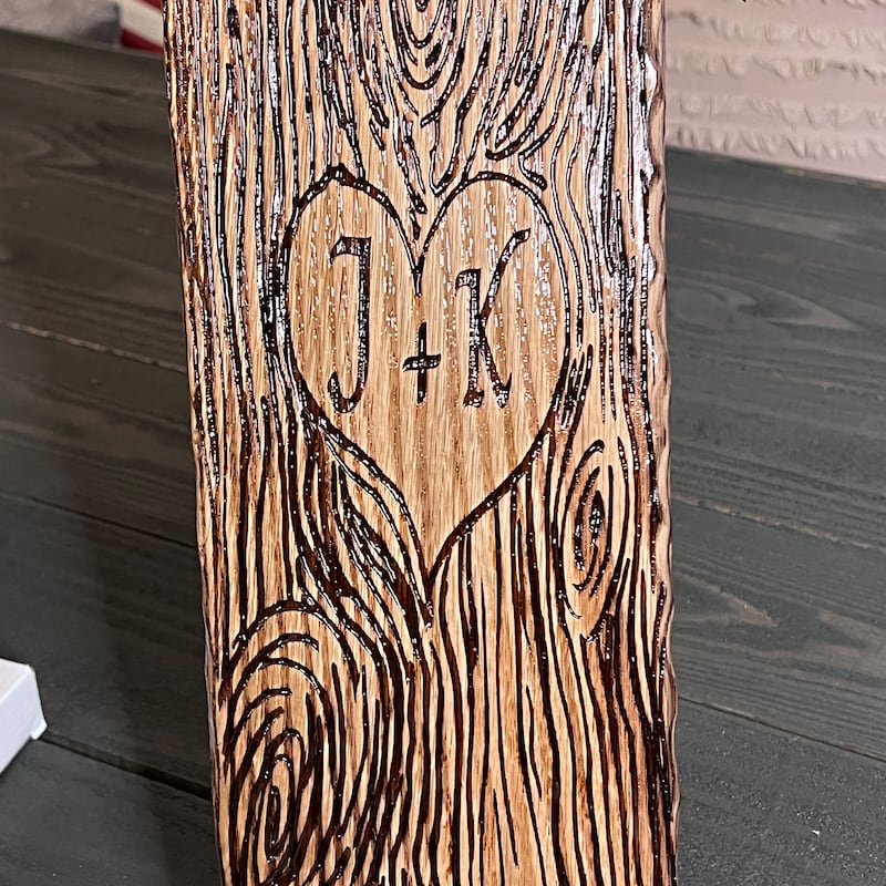 Initials Carved - Etsy