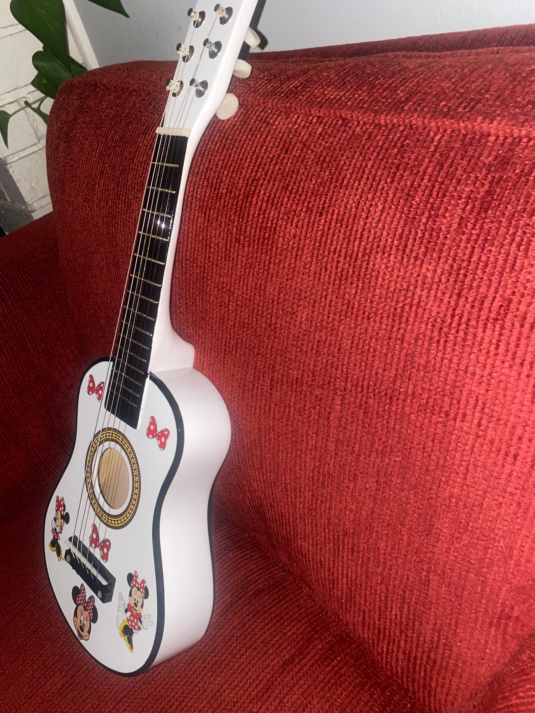Minnie Mouse Guitar - Etsy