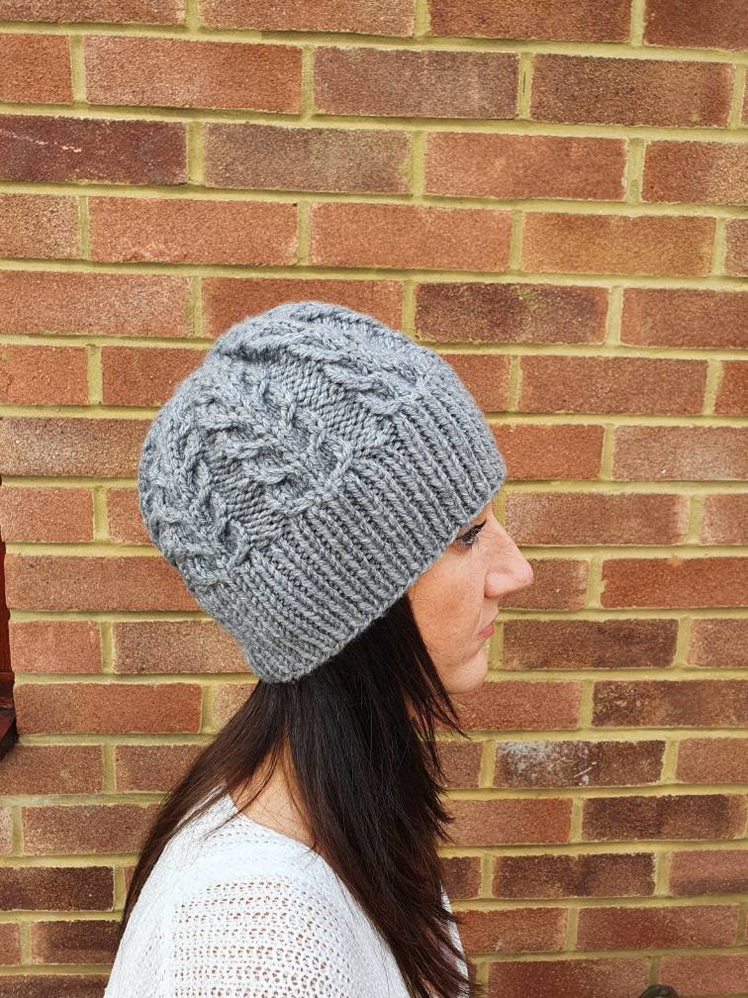 Chunky Knit Winter Cable Hat - Etsy