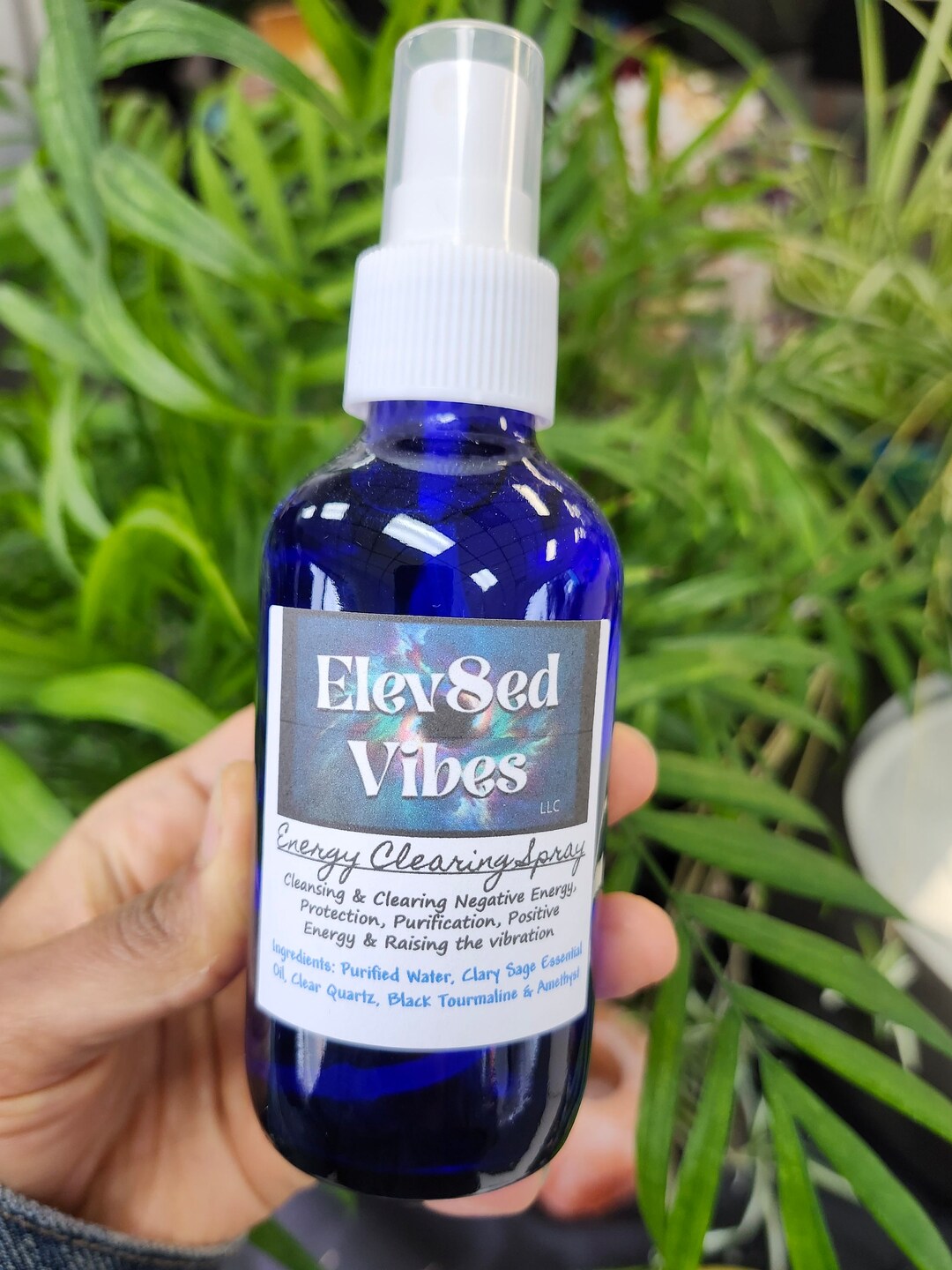 Energy Cleansing Spray, Smudge Spray, Essential Oil Spray, Crystal ...