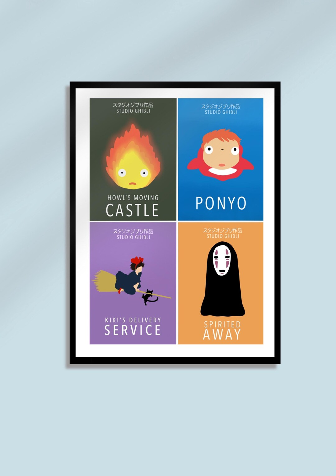 Studio Ghibli Prints - Etsy