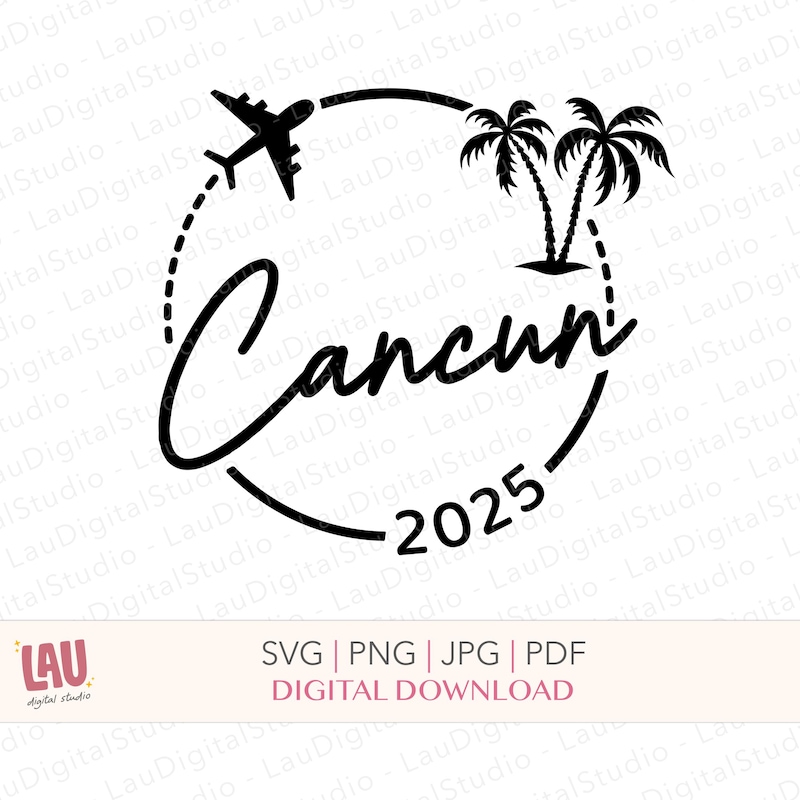 Cancun Family Vacation 2025 Svg - Etsy