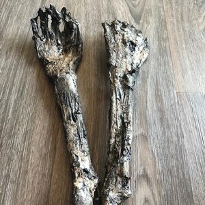 Burned Corpse Arms Realistic Hand Made Lifelike Life Size Zombie Horror ...