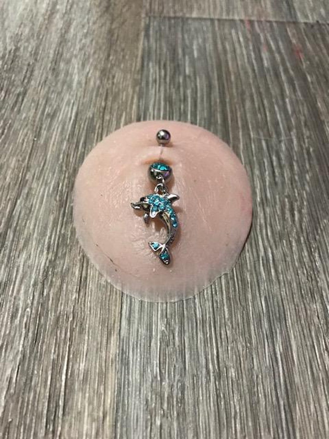 Lifelike Life Size Female Human Navel Belly Button Prosthetic Piercing ...