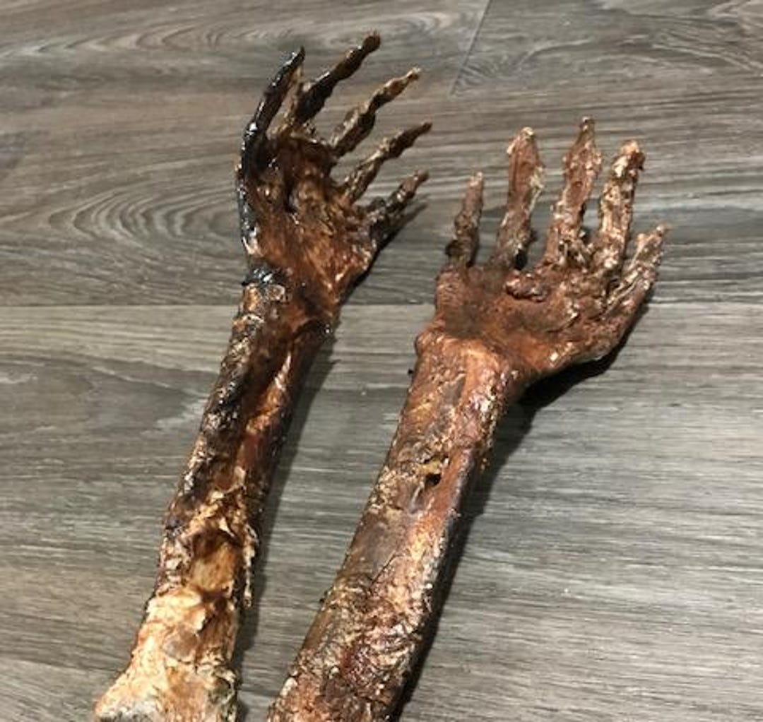 Rotting Corpse Arms Realistic Hand Made Lifelike Life Size Zombie ...