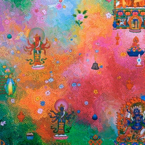 Deities of the Blissful Mandala by Karma Phuntsok, Shakyamuni Buddha ...