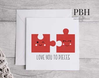 Love You to Pieces | Etsy